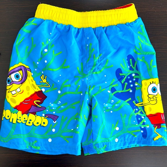 Nickelodeon | Swim | Nickelodeon Sponge Bob Square Pants Swim Shorts ...